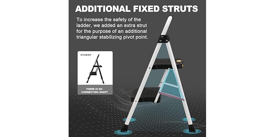 HBTower 2 Step Ladder