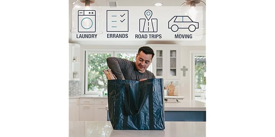 CleverMade 42L 2 PK Storage Tote - White Floral