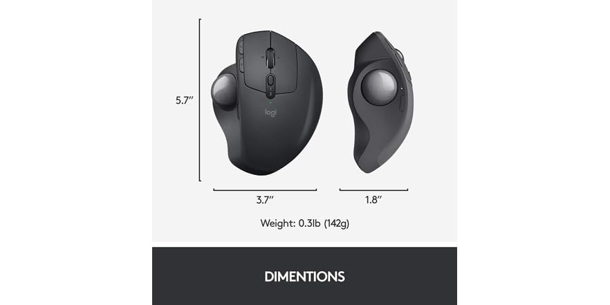 Logitech MX Ergo Wireless Trackball Mouse