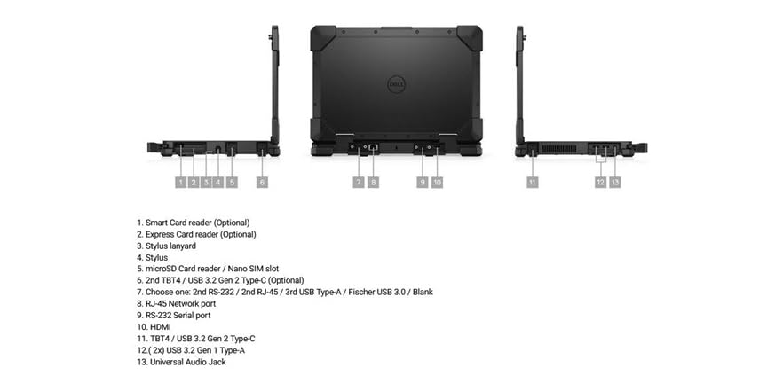 Dell Latitude Rugged Extreme 7330 13.3" Laptop (Open Box)
