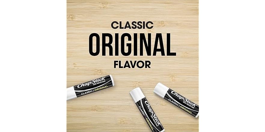 ChapStick Classic Original Lip Balm Tubes