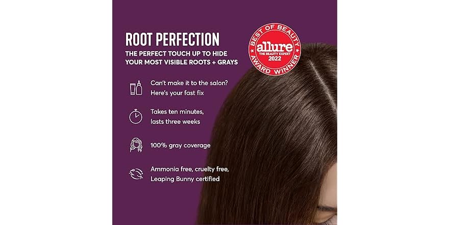 Permanent Root Touch Up, Medium Brown 6N