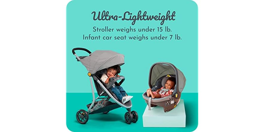 Stroll On 3-Wheel 2-in-1 Travel System