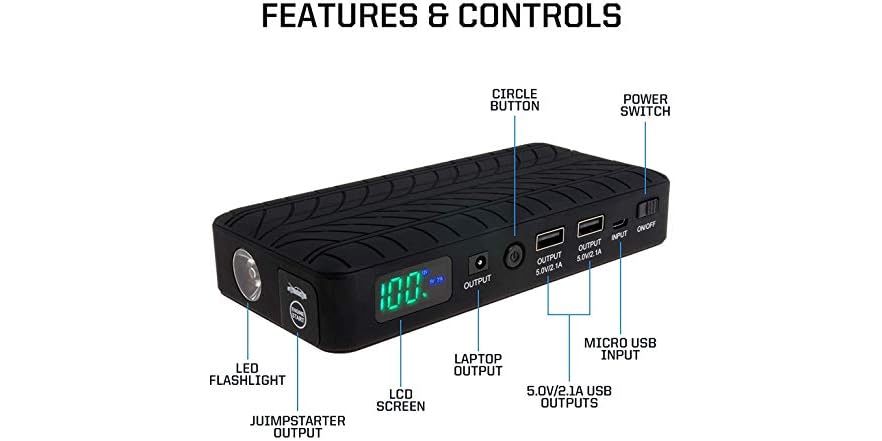 Rugged Geek RG1000 Jump Starter