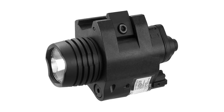 BARSKA Red Laser with 200 Lumen Flashlight