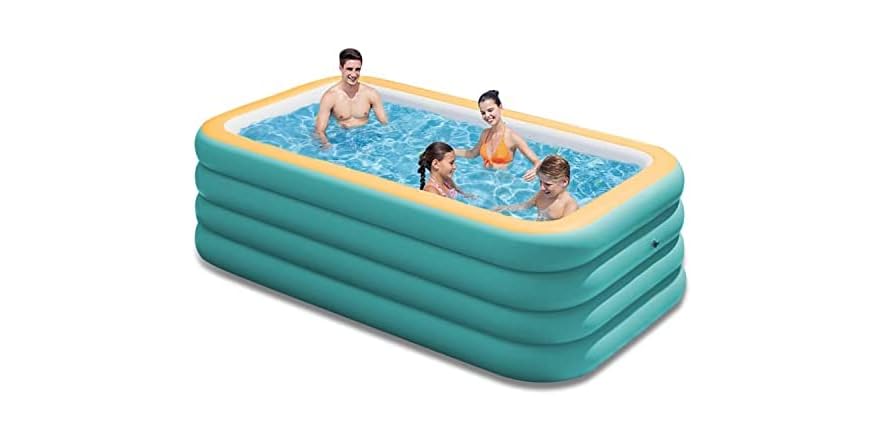 Above Ground Inflatable Pool, 10'