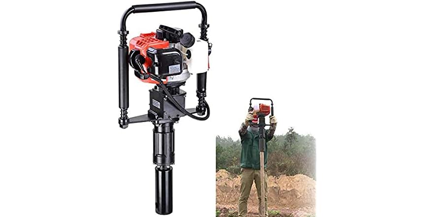 YW Gas T Post Driver 2 Stroke 32.7cc Manu