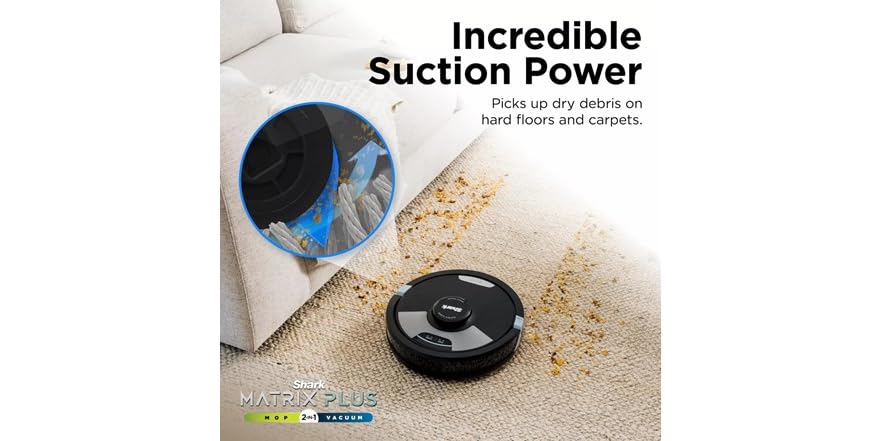 Shark RV2610WA AI Ultra 2in1 Robot Vacuum & Mop, S&D