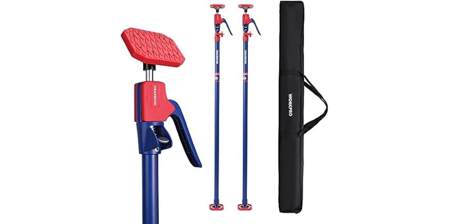 WORKPRO 2PK Telescopic Quick Support Poles