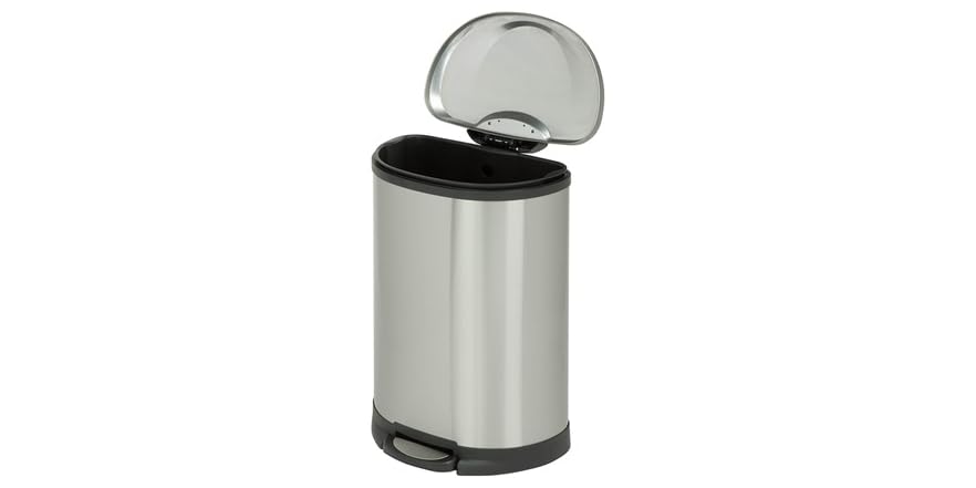 50L Step Can - Stainless