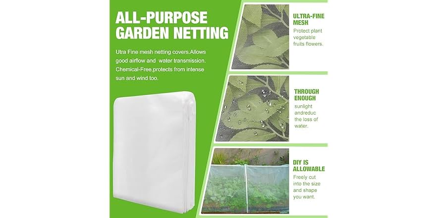 4 Pcs Garden Mesh Netting Plant Covers