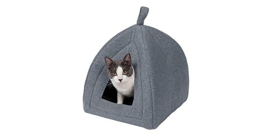 Furhaven Cat Bed Cave for Indoor Cats