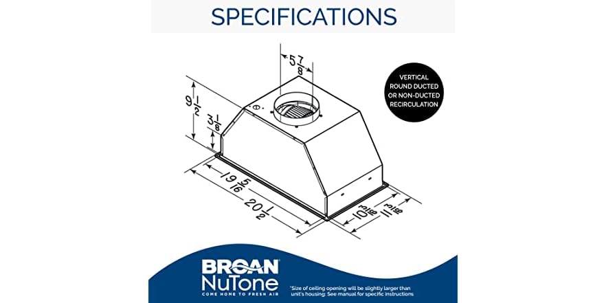 BROAN-NUTONE BROAN PM390SSP Range Hood SS (Open Box)