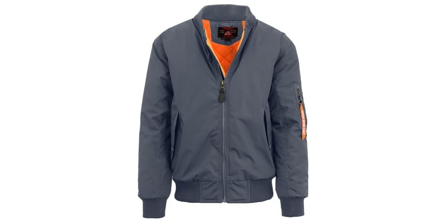 Mens Heavyweight Flight Bomber Jacket