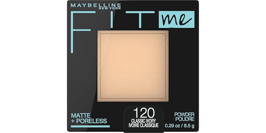 Maybelline Fit Me Matte + Poreless Pressed Face Powder Makeup
