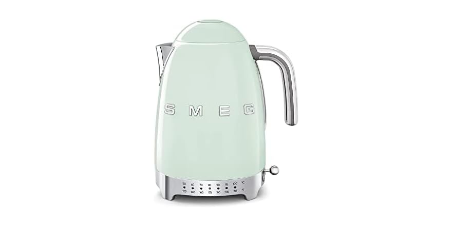 Smeg Pastel Green Stainless Steel 50's