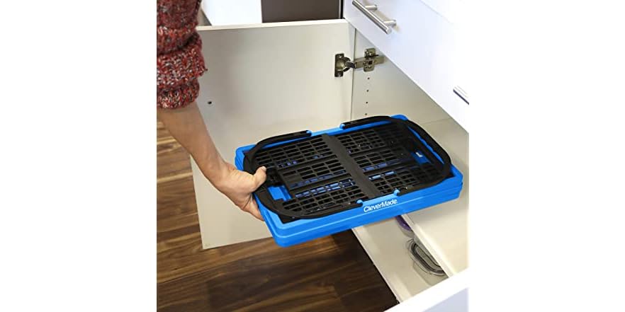 CleverMade 3PK 16L Baskets w/ Handles