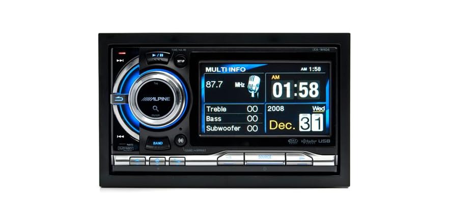 Alpine Touchscreen Digital Media Station w/iPod Connection