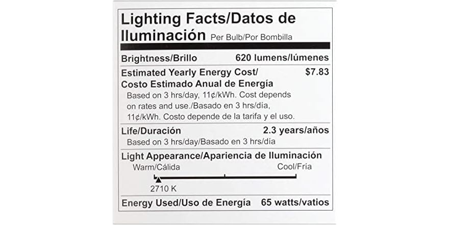 Philips 24876-5 - 65 Watt Light Bulb, 120 Volt