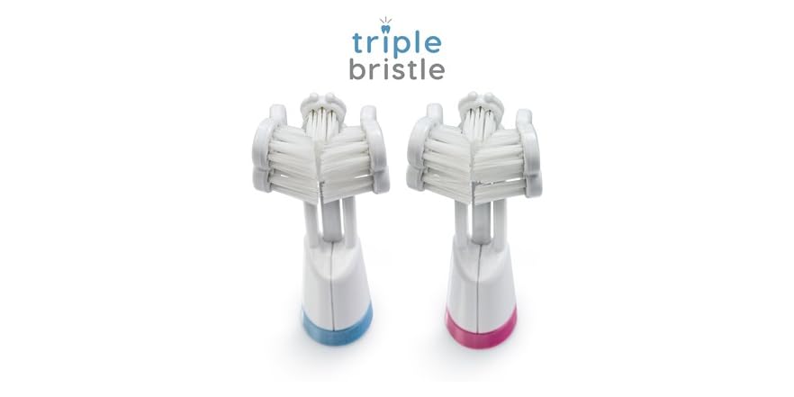 Triple Bristle Sonic Electric Toothbrush Box Set