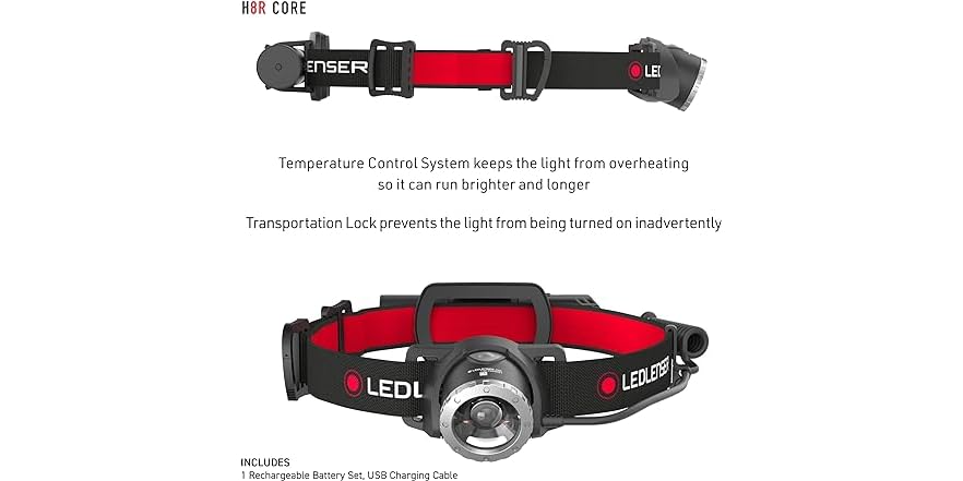 Ledlenser, H8R Rechargeable Headlamp