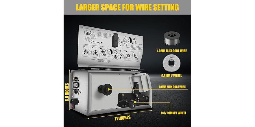 SIMDER MIG Welder 140A Flux Core