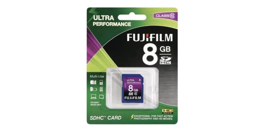 FUJIFILM Ultra Performance 8GB SD HC Card