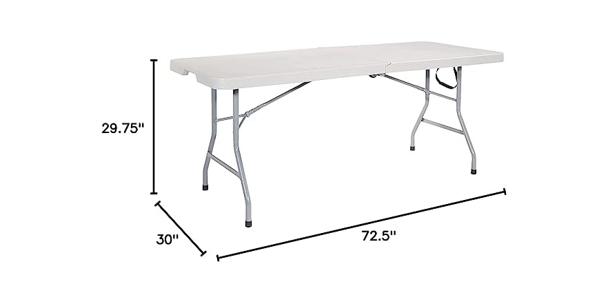 Office Star Resin Multipurpose Rectangle Table
