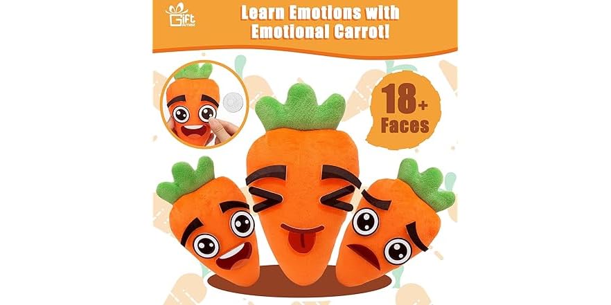 Social Emotional Carrot Learning Toys