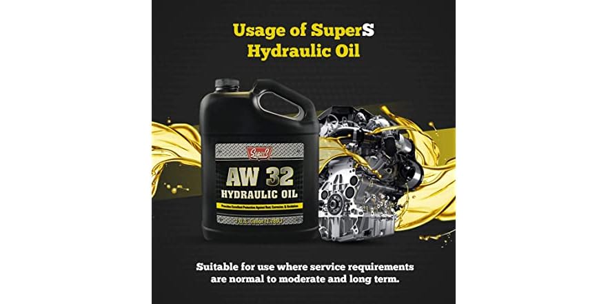 Super S Anti-Wear AW32 Hydraulic Oil 1 Gallon