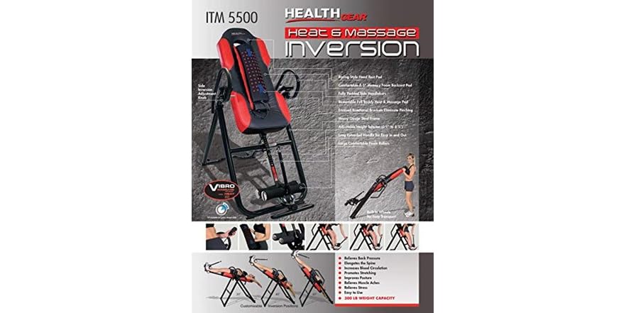 Health Gear ITM5500 Inversion Table