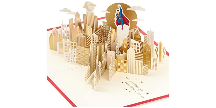 Pop Up Birthday Card (Superman)