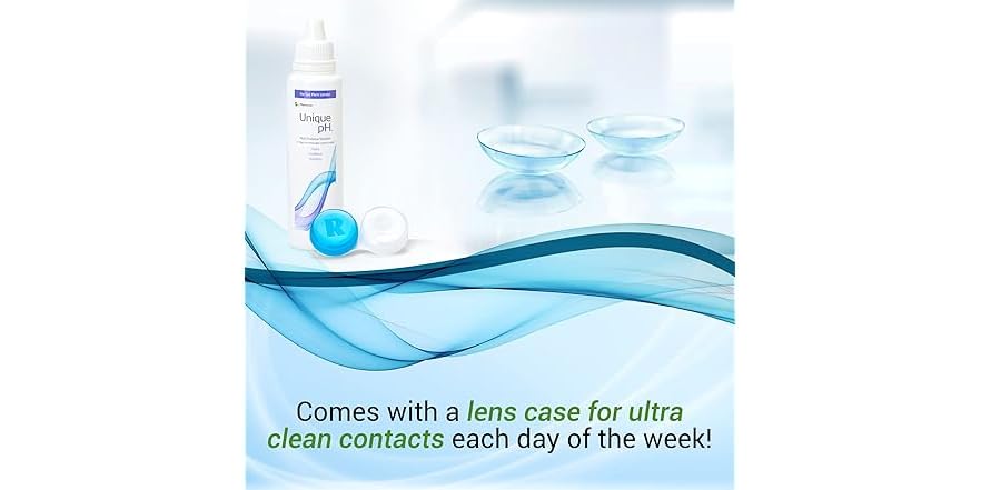 Menicon pH Multi-Purpose Contact Solution w/Case