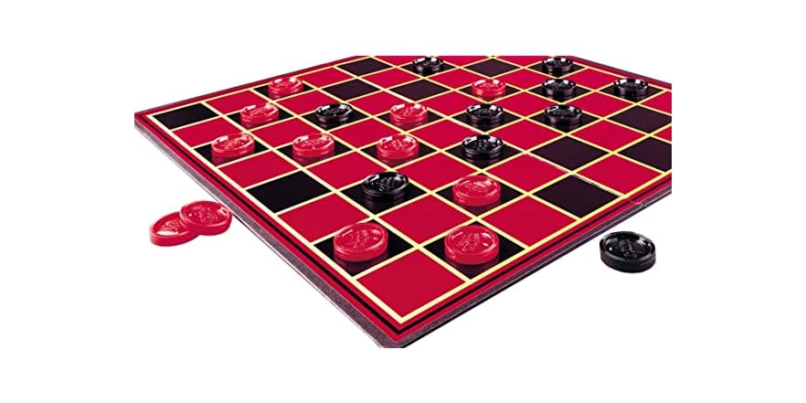 Family Classics Checkers -- With Folding Board and Interlocking ...