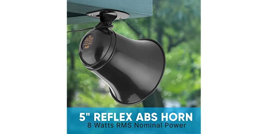 Pyramid 5” Outdoor Trumpet Car Horn Speaker