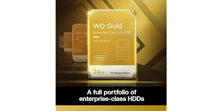 Western Digital 22TB WD Gold Enterprise