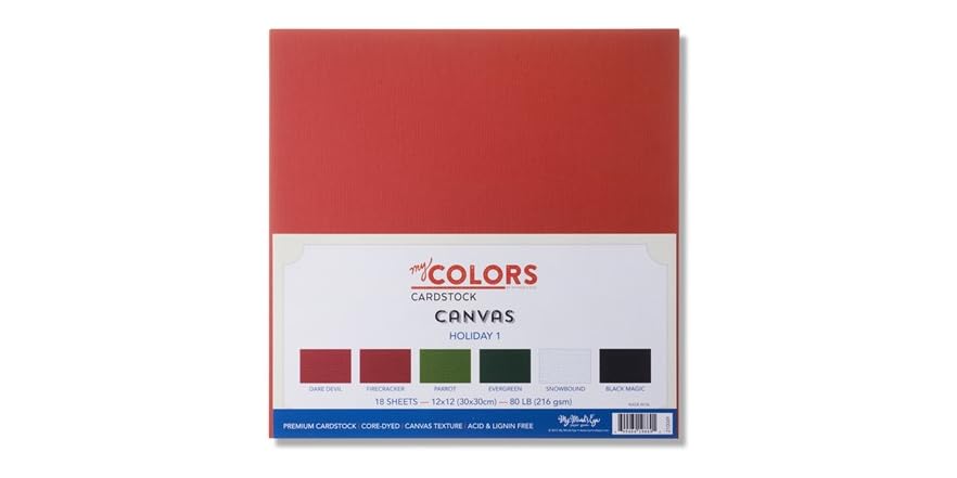 My Colors Cardstock (4 Options)