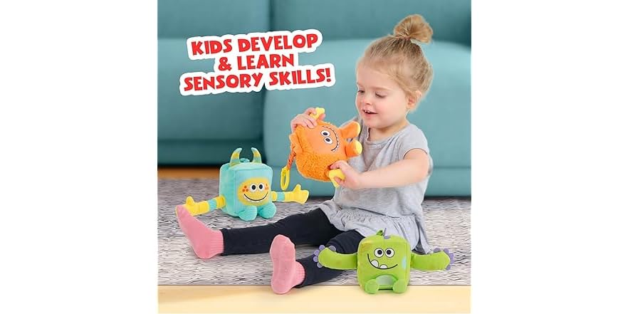 WowWee Sensory Plush Monsters Hugo