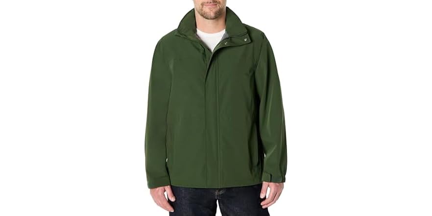 Amazon Essentials Mens Packable Rain Jacket