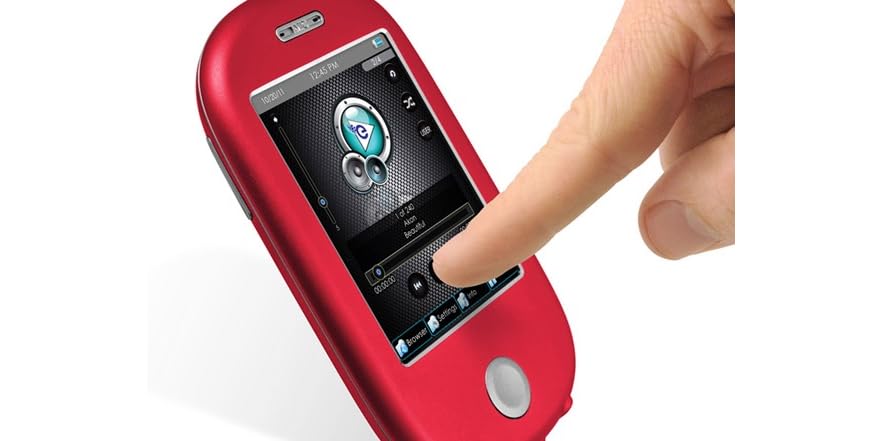 8GB 3" Touch MP3 Video Player - Red