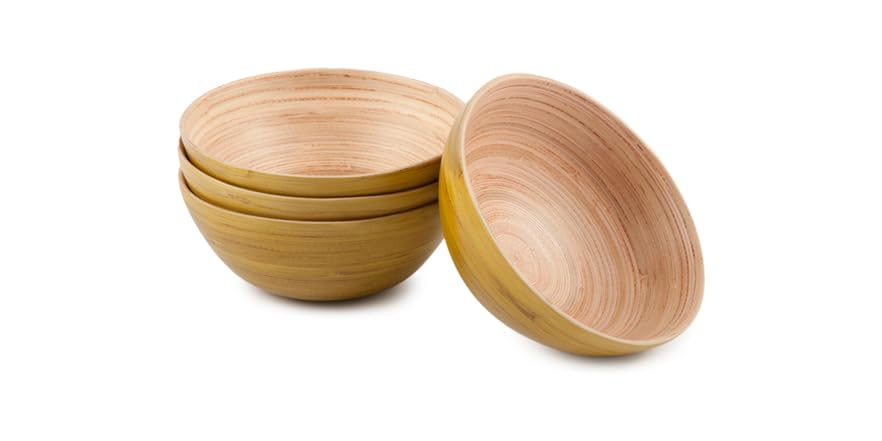 4 Modern Round Bowl Set