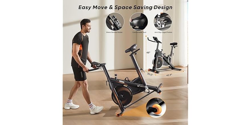 HitGo Magnetic Resistance Stationary Bike