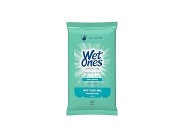 Wet Ones Anti-Bacterial Hand Wipes 20 Count