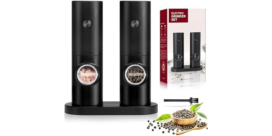 Simple Deluxe Electric Salt and Pepper Grinder