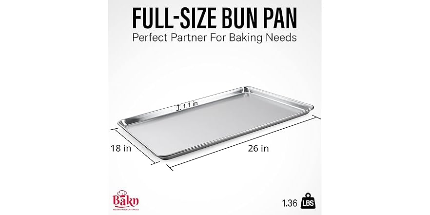 BAKN - 18x26 Sheet Pans 2 pack