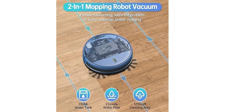 ZCWA Robot Vacuum & Mop Combo