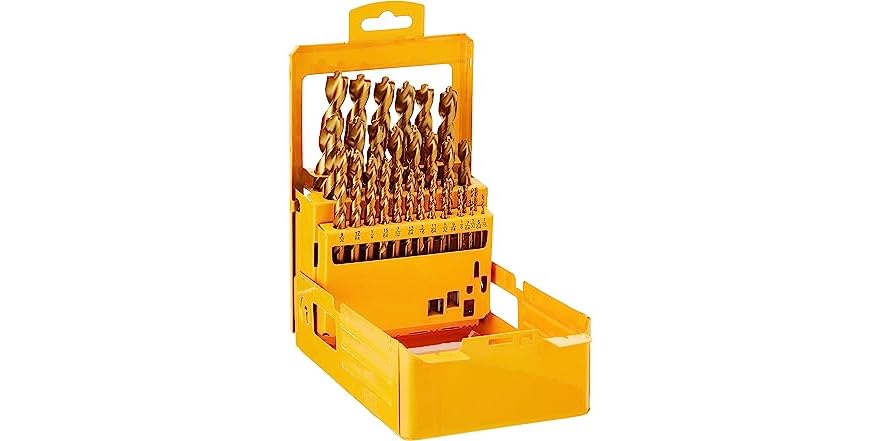 DEWALT DW1369 29pc Titanium Nitride Coated Bit Set