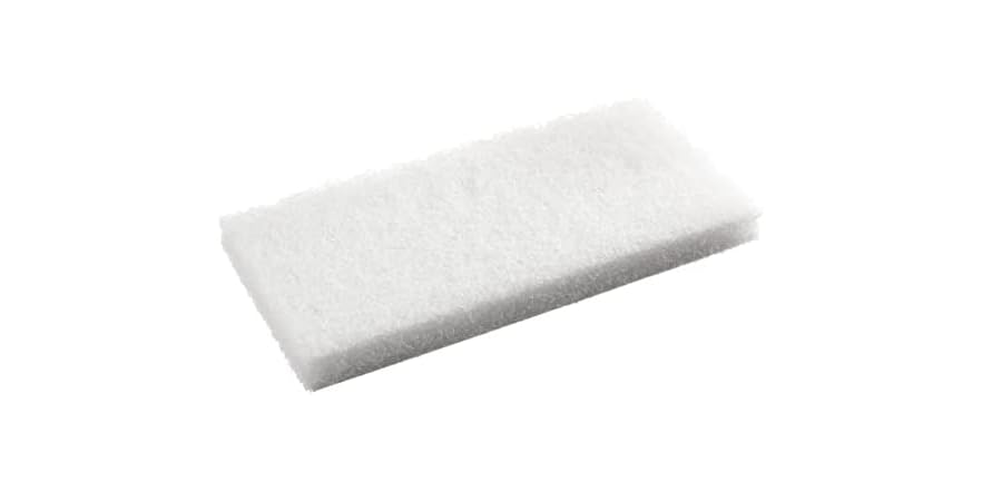 AmazonCommercial White Utility Pad, 4.5"