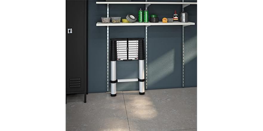 COSCO 10.5ft SmartClose Telescoping Ladder