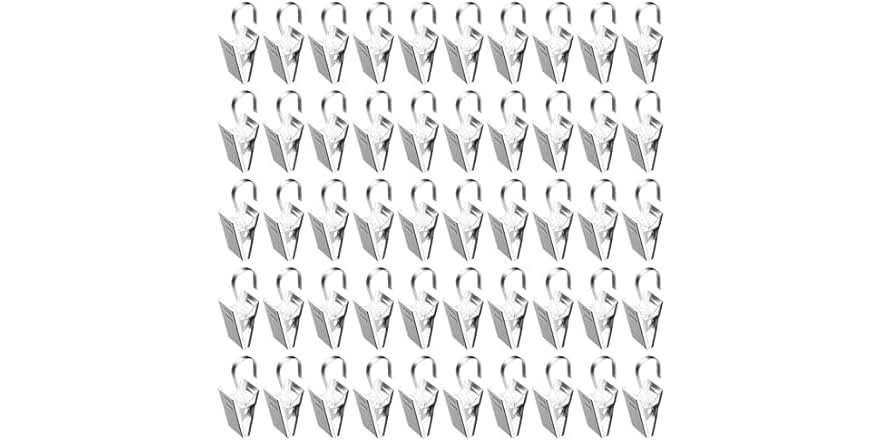 SMLBJUTE Small Curtain Hooks for Drapes